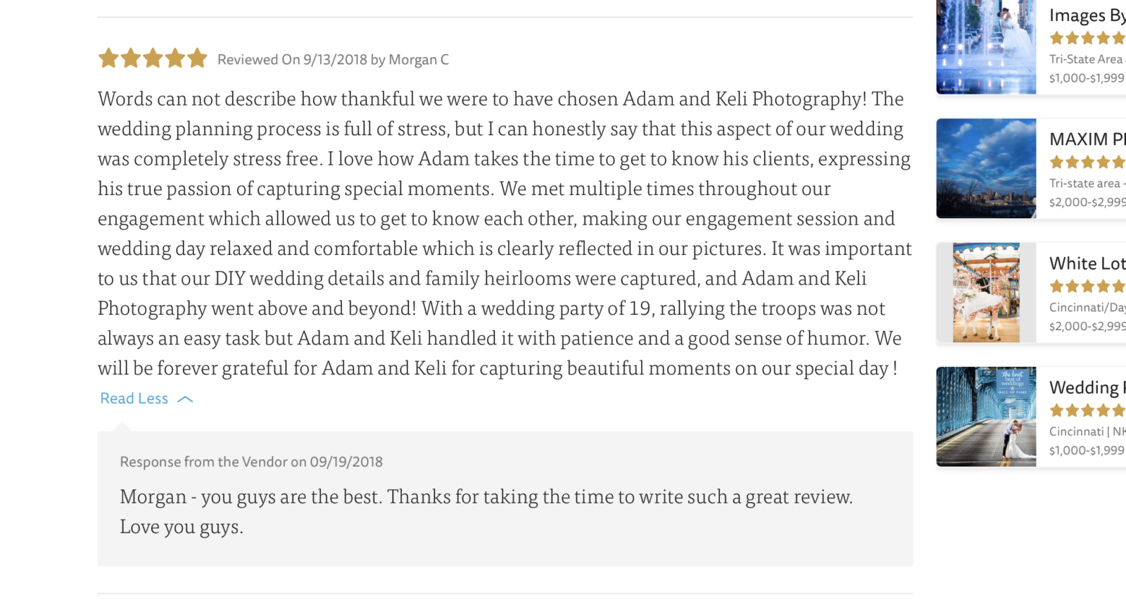 Adam and Keli - Wedding Photography, The Spaniers Dishonesty